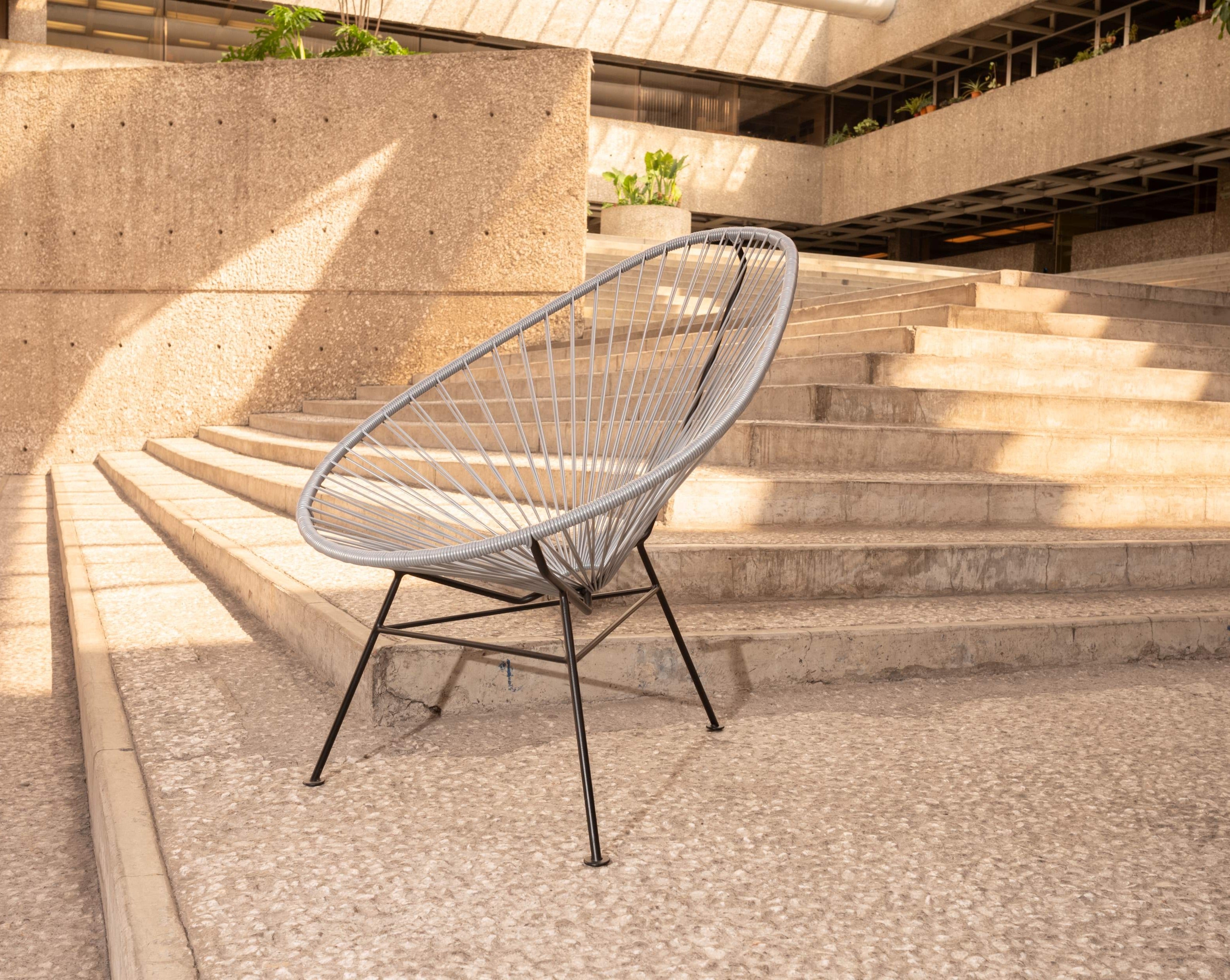 Acapulco Chair mit Chrom Geflecht – Acapulco Design